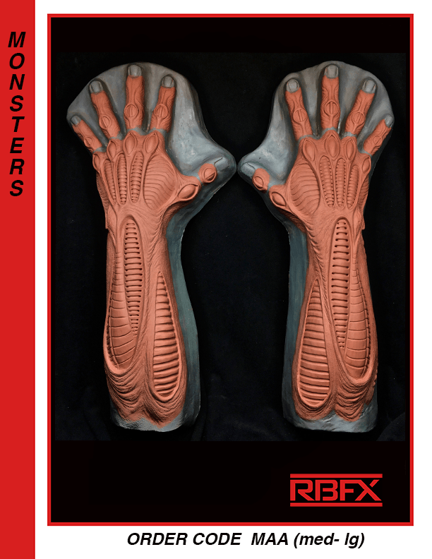 MAA – robot/ cyborg/ biomechanical/ giger/ alien hands | RBFX Studio