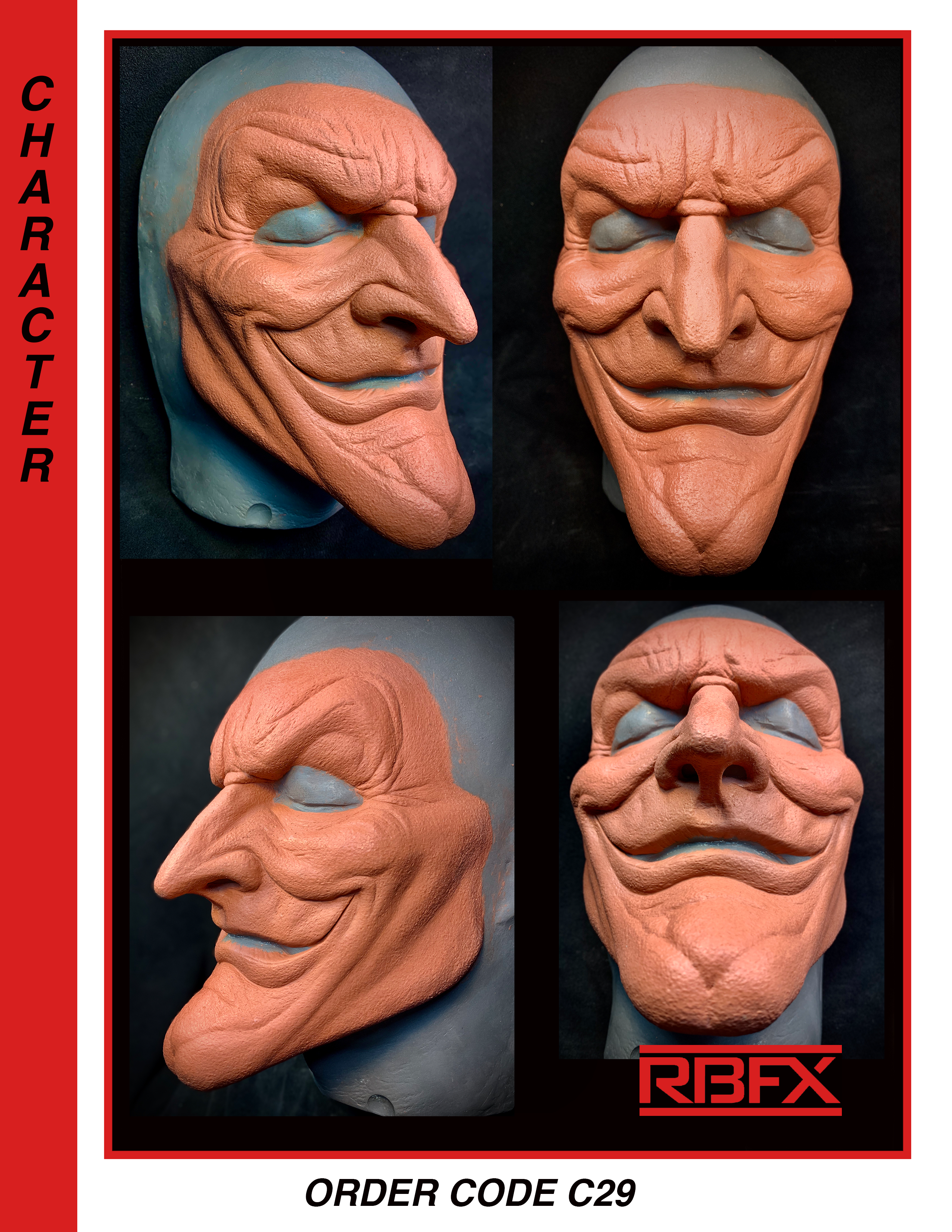 C29 – joker/ alien/ devil/ clown face | RBFX Studio