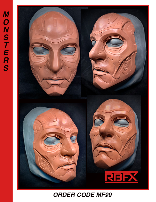 MF99 – male robot/ cyborg face | RBFX Studio