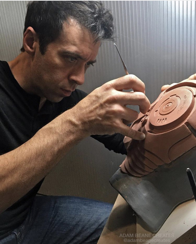 Adam Beane sculpting a new RBFX piece | RBFX Studio