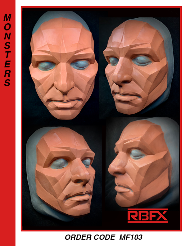 MF103 – geometric/ robot/ cyborg face | RBFX Studio