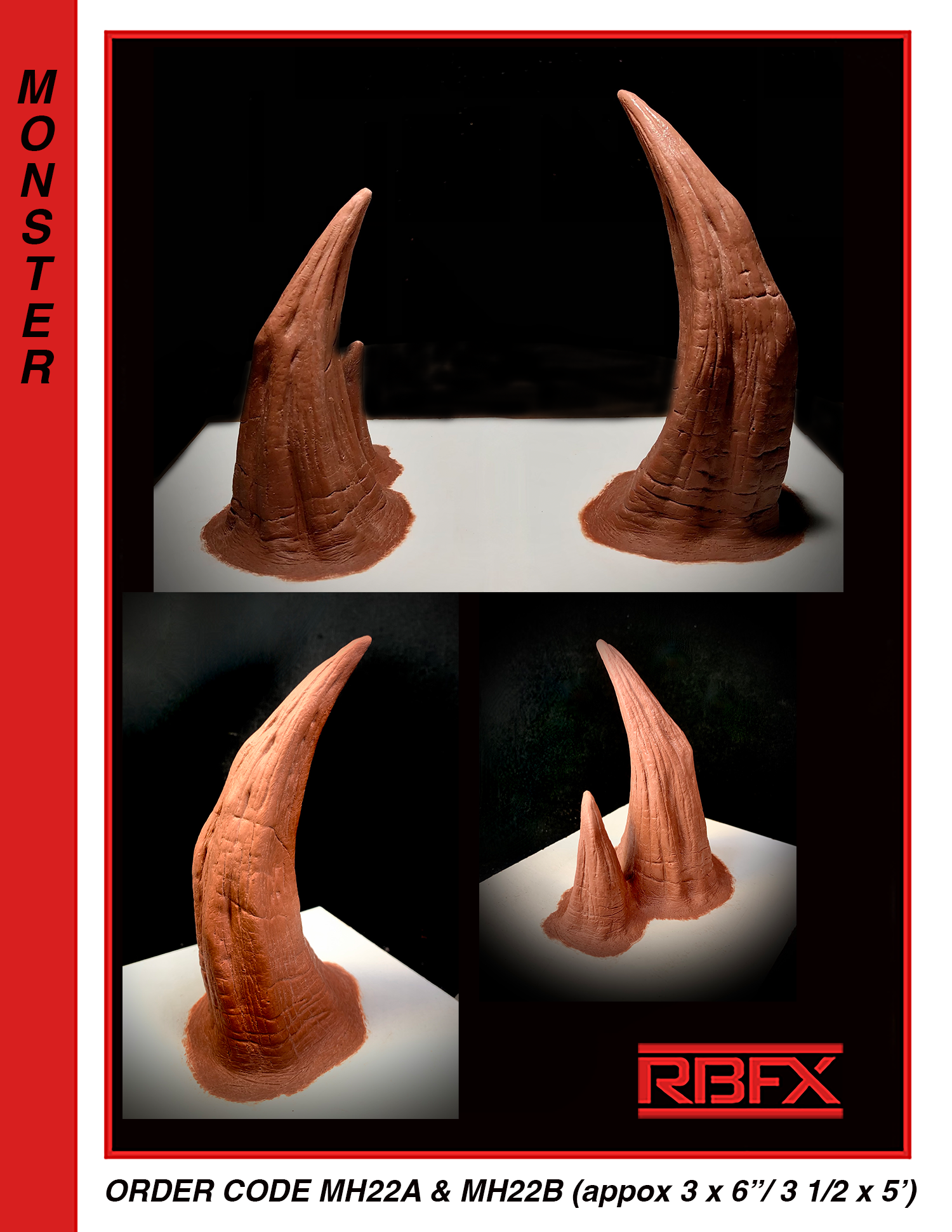 MH22A & MH22B – Large Horns/Devil/Demon/Monster | RBFX Studio