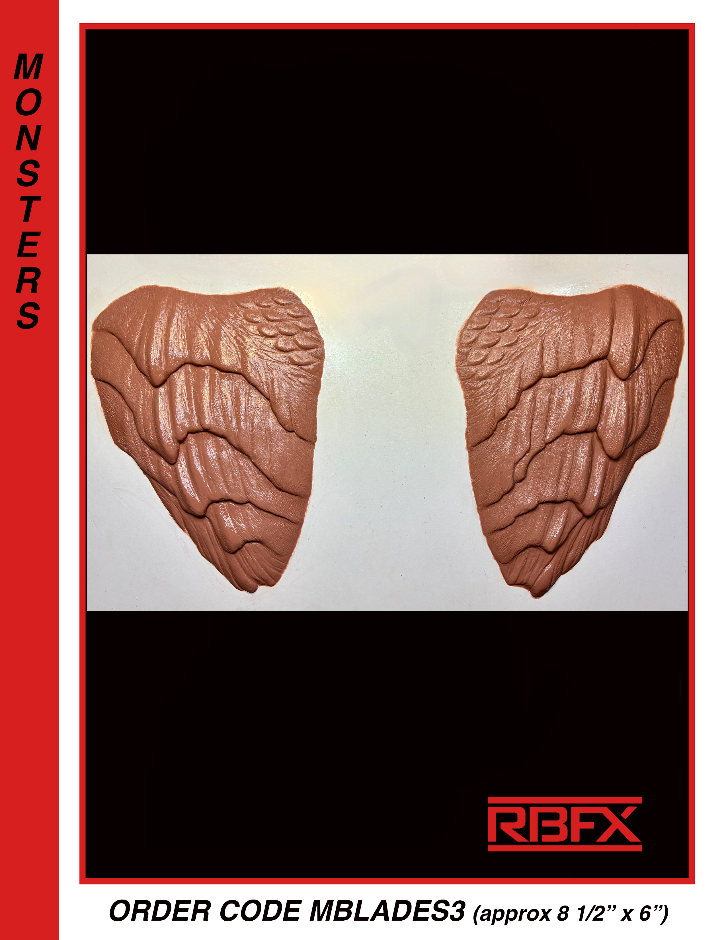 MBLADES3 – Mermaid/Merman/Alien/ Creature/ Shoulder blades | RBFX Studio