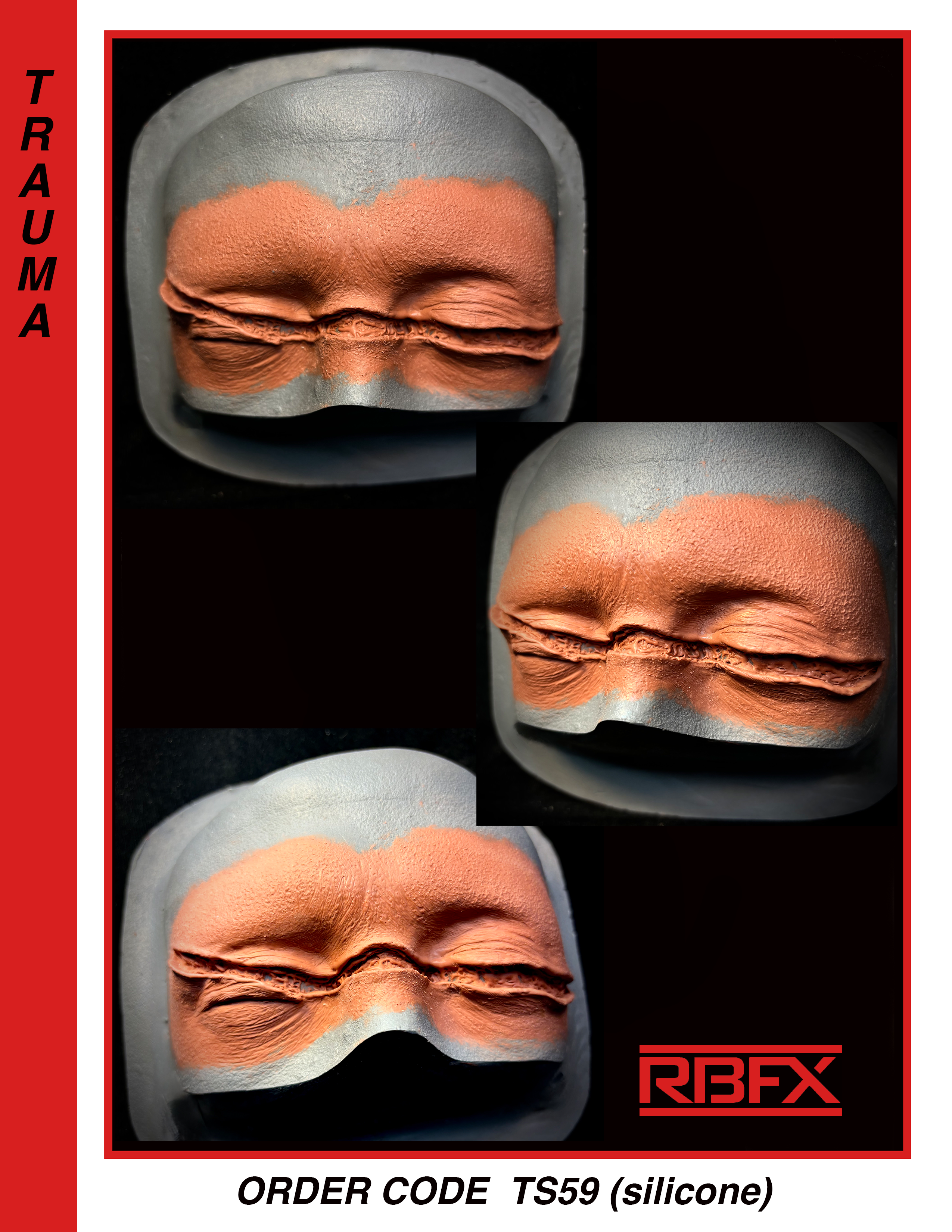 TS59 -Silicone Slit Eyes/Gash | RBFX Studio