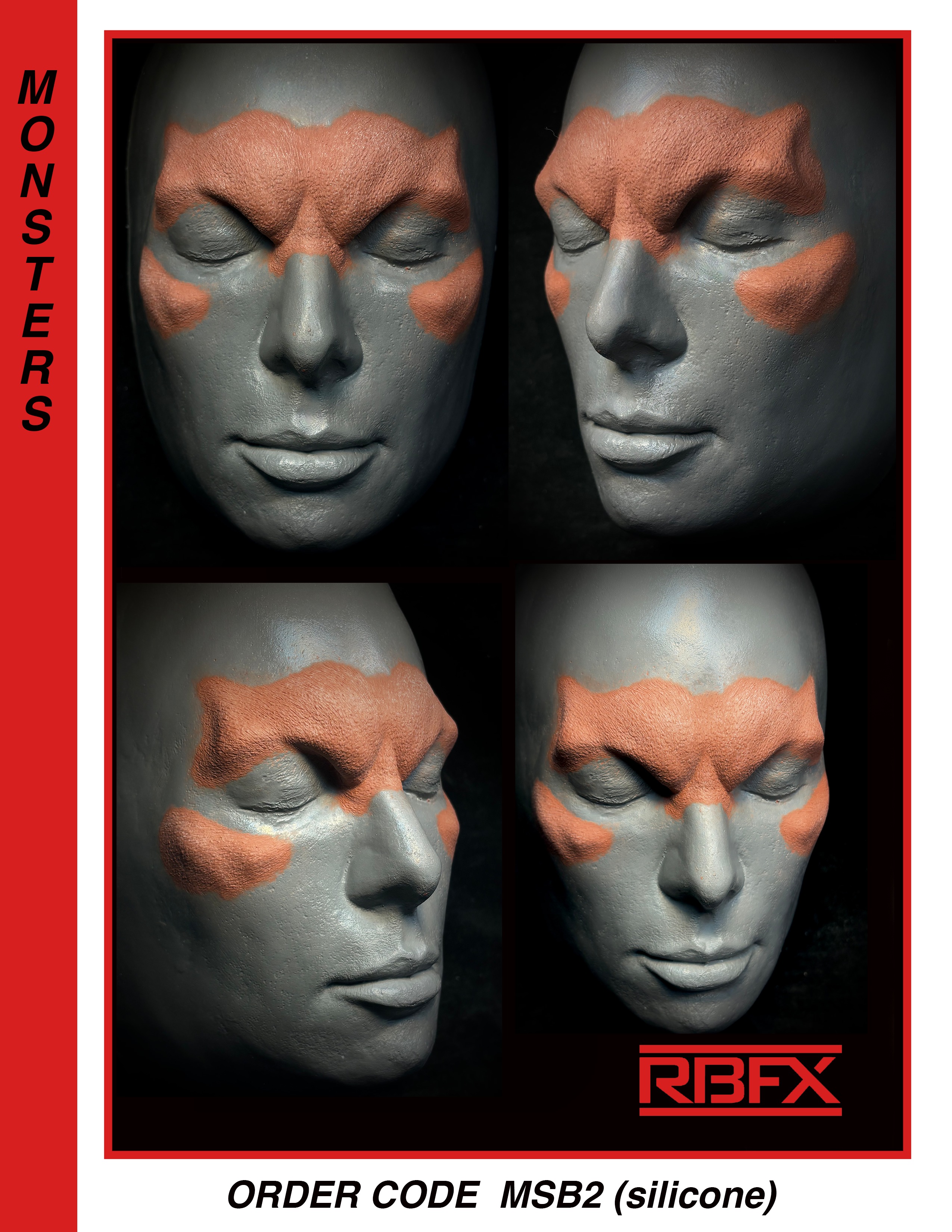 MSB2 – Silicone Vampire/ Werewolf/Monster Brow | RBFX Studio